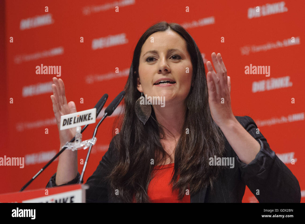 Janine Wissler in Berlin, Germany, 2014 Stock Photo - Alamy