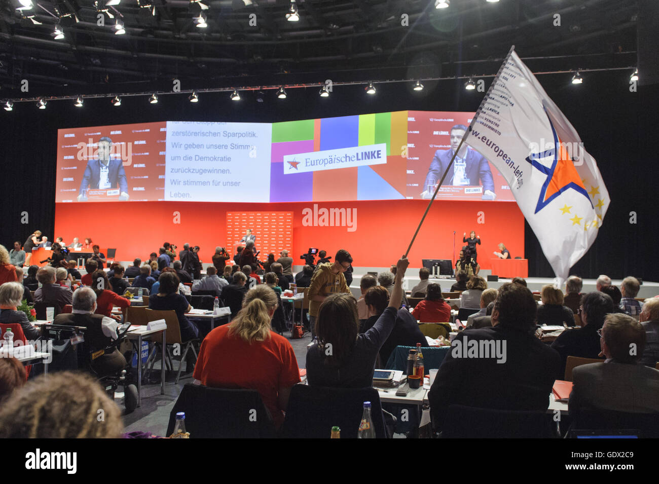 2nd meeting of the 4th Congress Day of the German left-wing-party Die ...