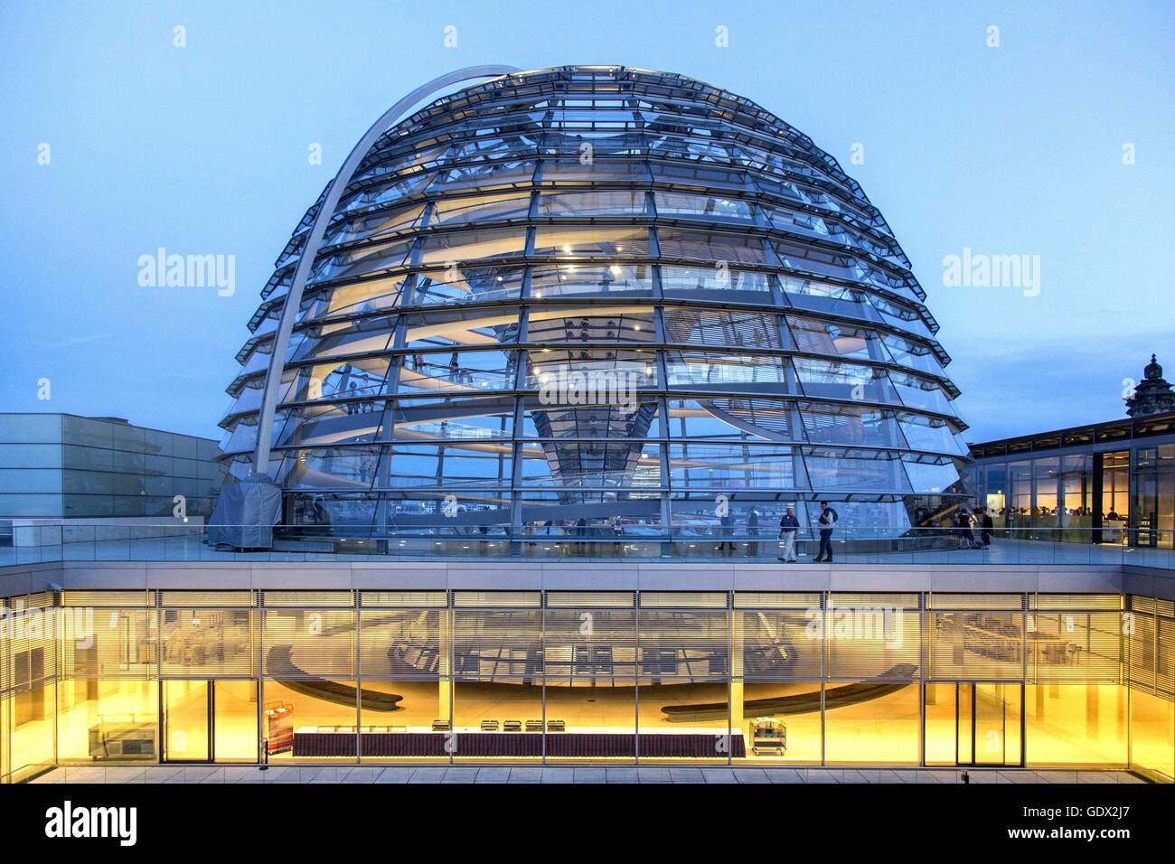 Top of the Reichstag building in Berlin, Germany, 2014 Stock Photo - Alamy