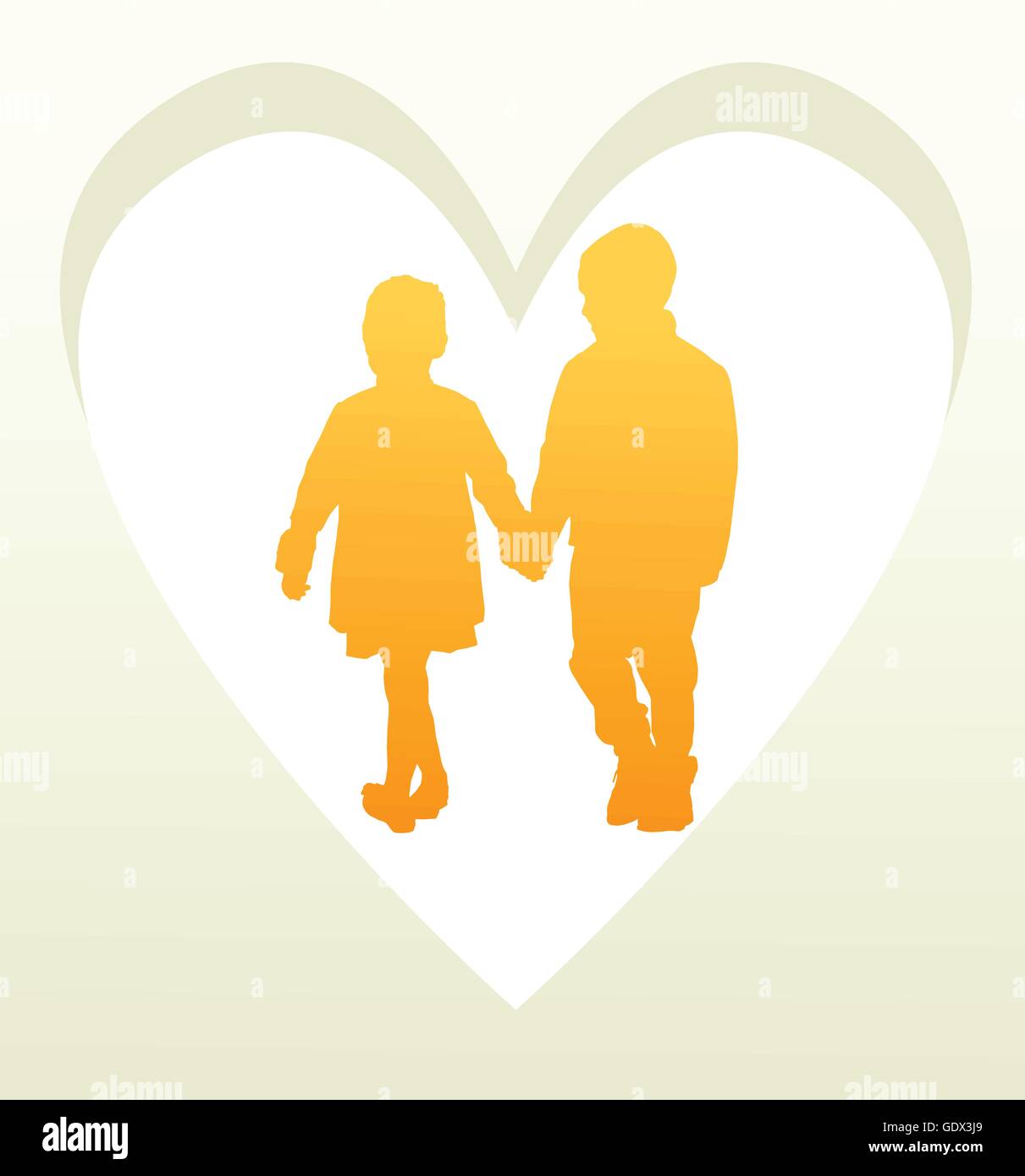 Kids love vector background concept card for poster Stock Vector Image ...