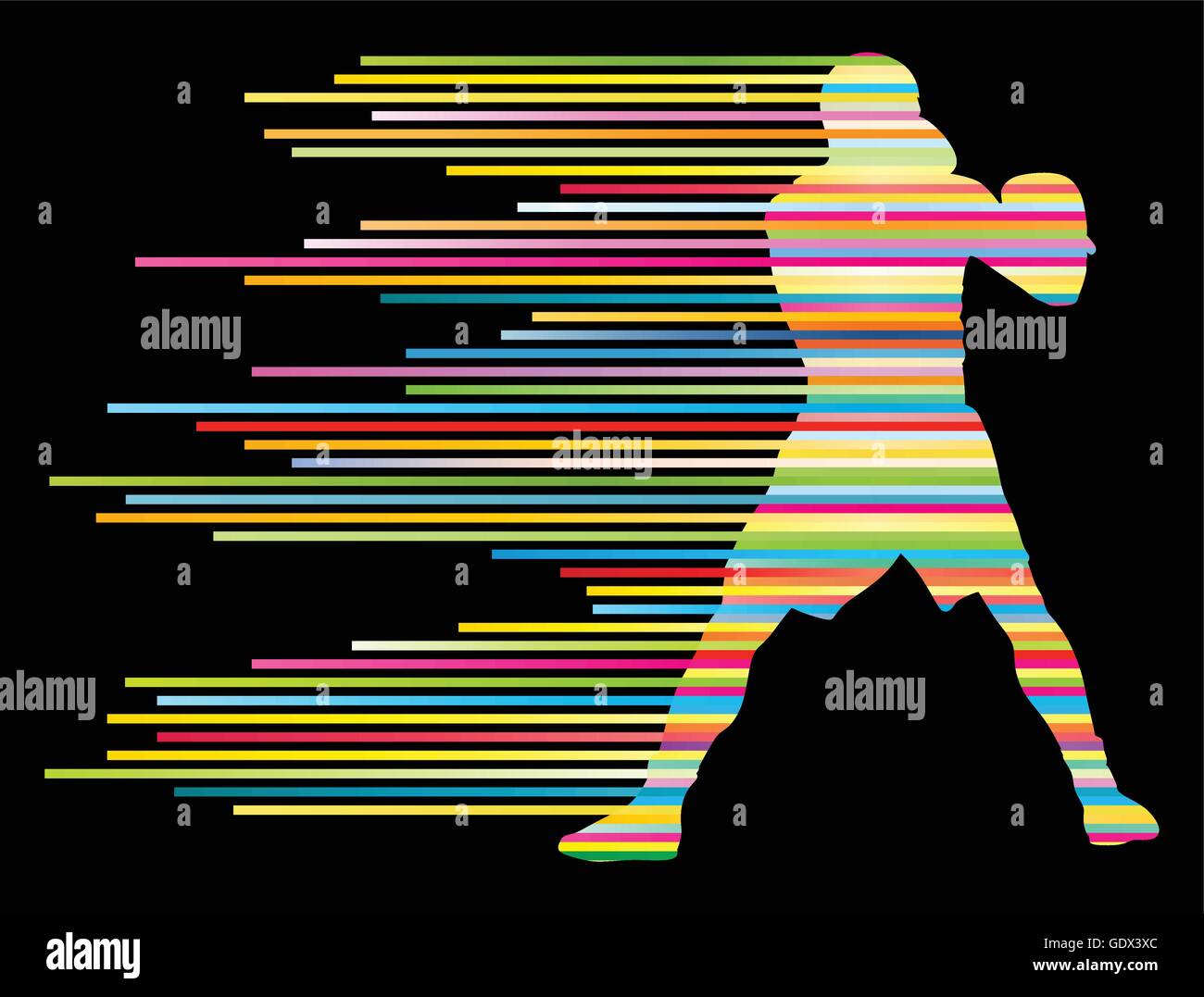 Fighter exercises Stock Vector Images - Alamy