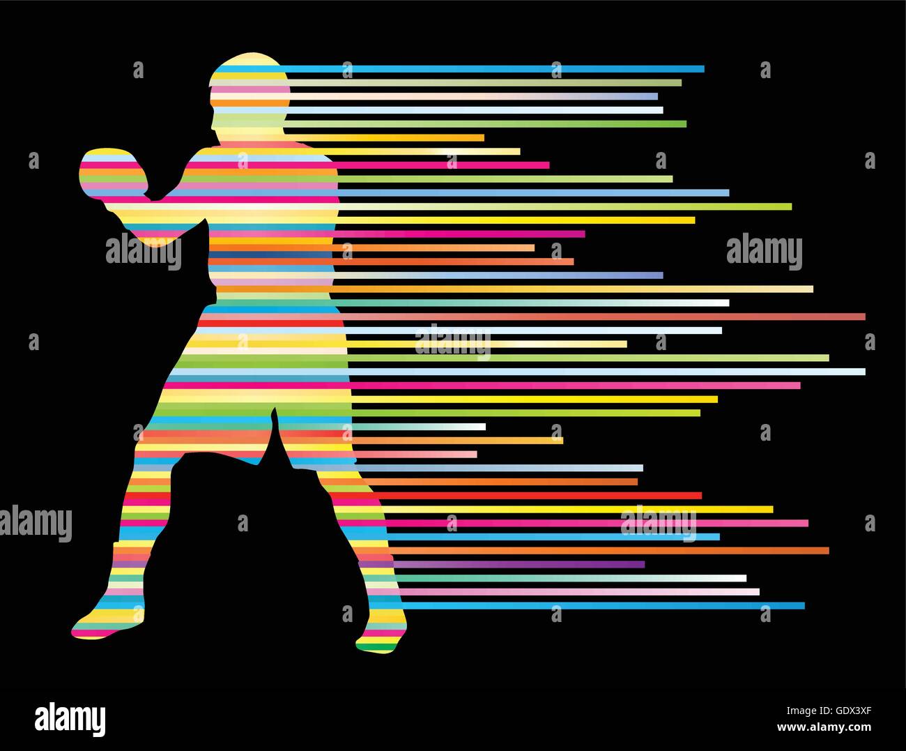 Fighter exercises Stock Vector Images - Alamy