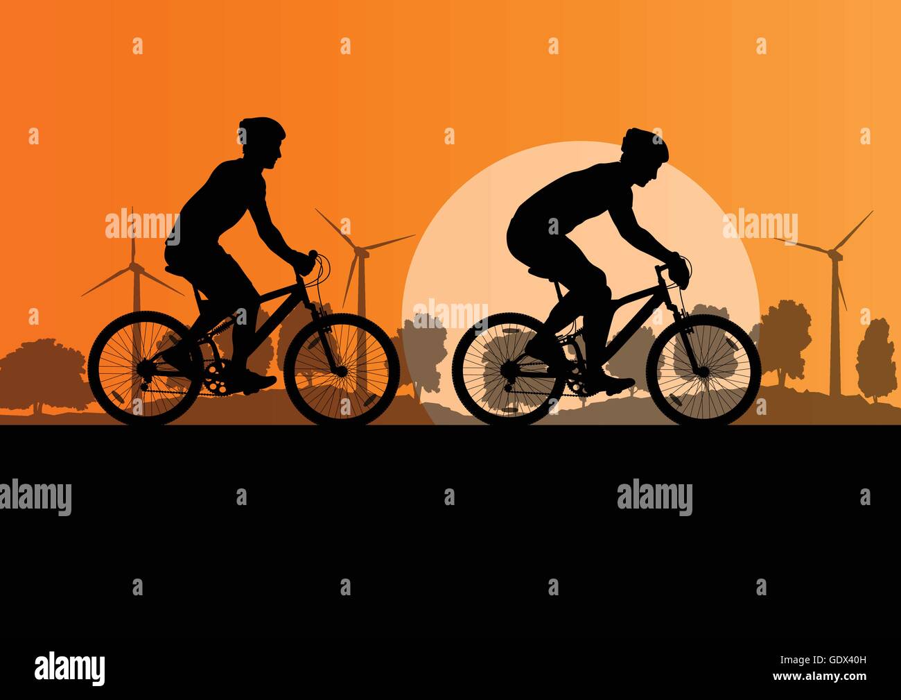 Teen in countryside Stock Vector Images - Alamy