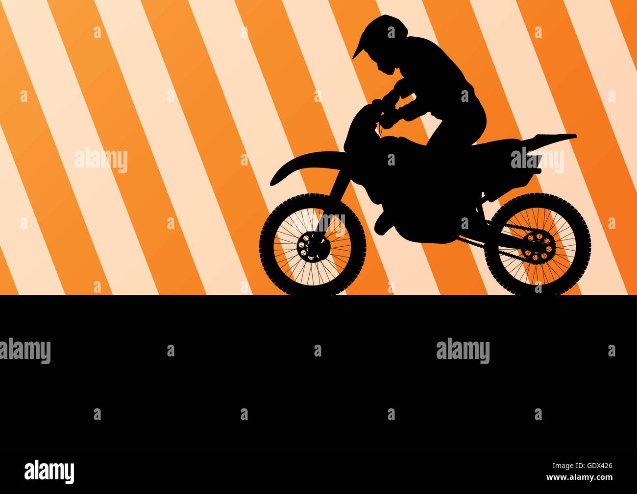 Motorized trail vector hi-res stock photography and images - Alamy