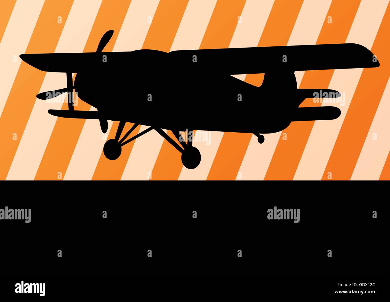 Airplane flying vector background Stock Vector Image & Art - Alamy