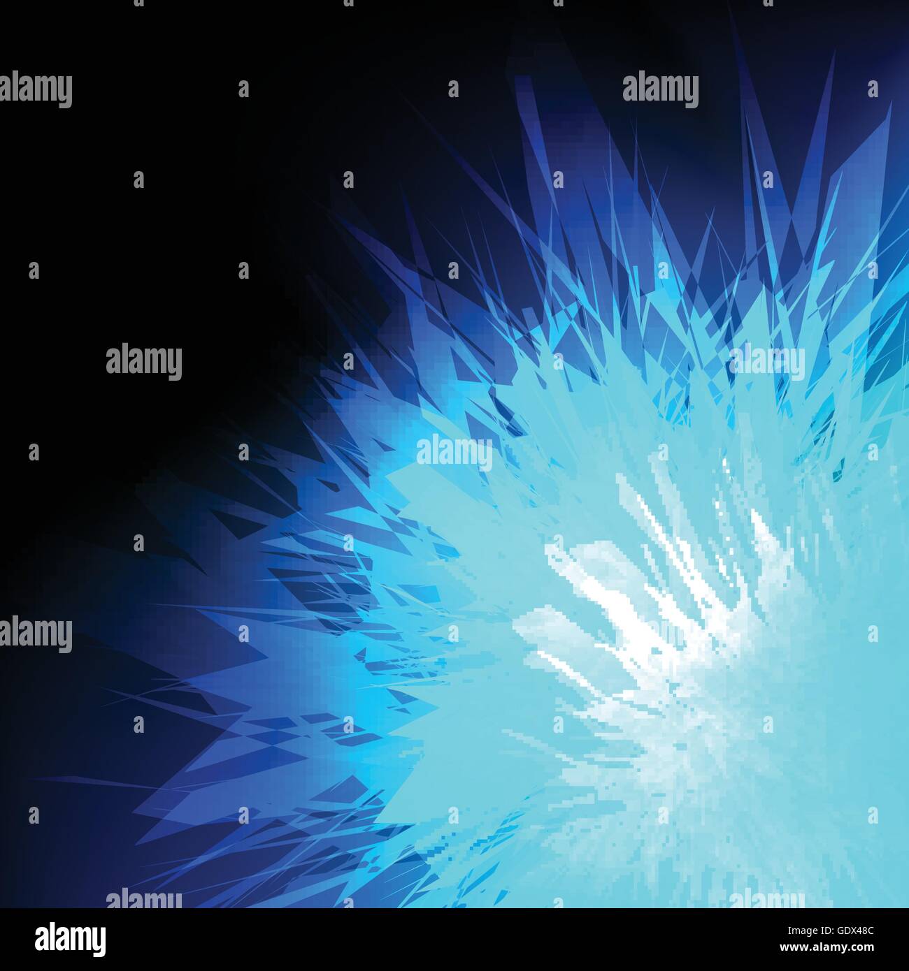 Blue burst light background vector for poster Stock Vector Image & Art ...