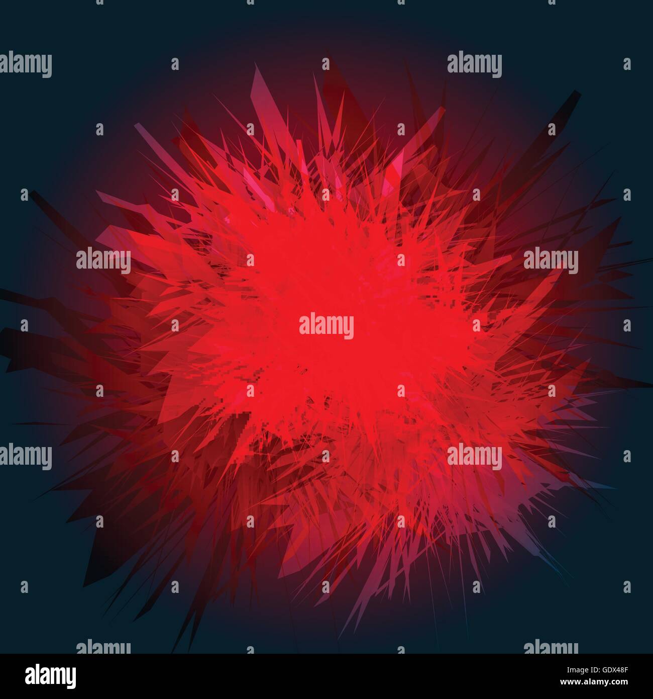 Red explosion background vector for poster Stock Vector Image & Art - Alamy