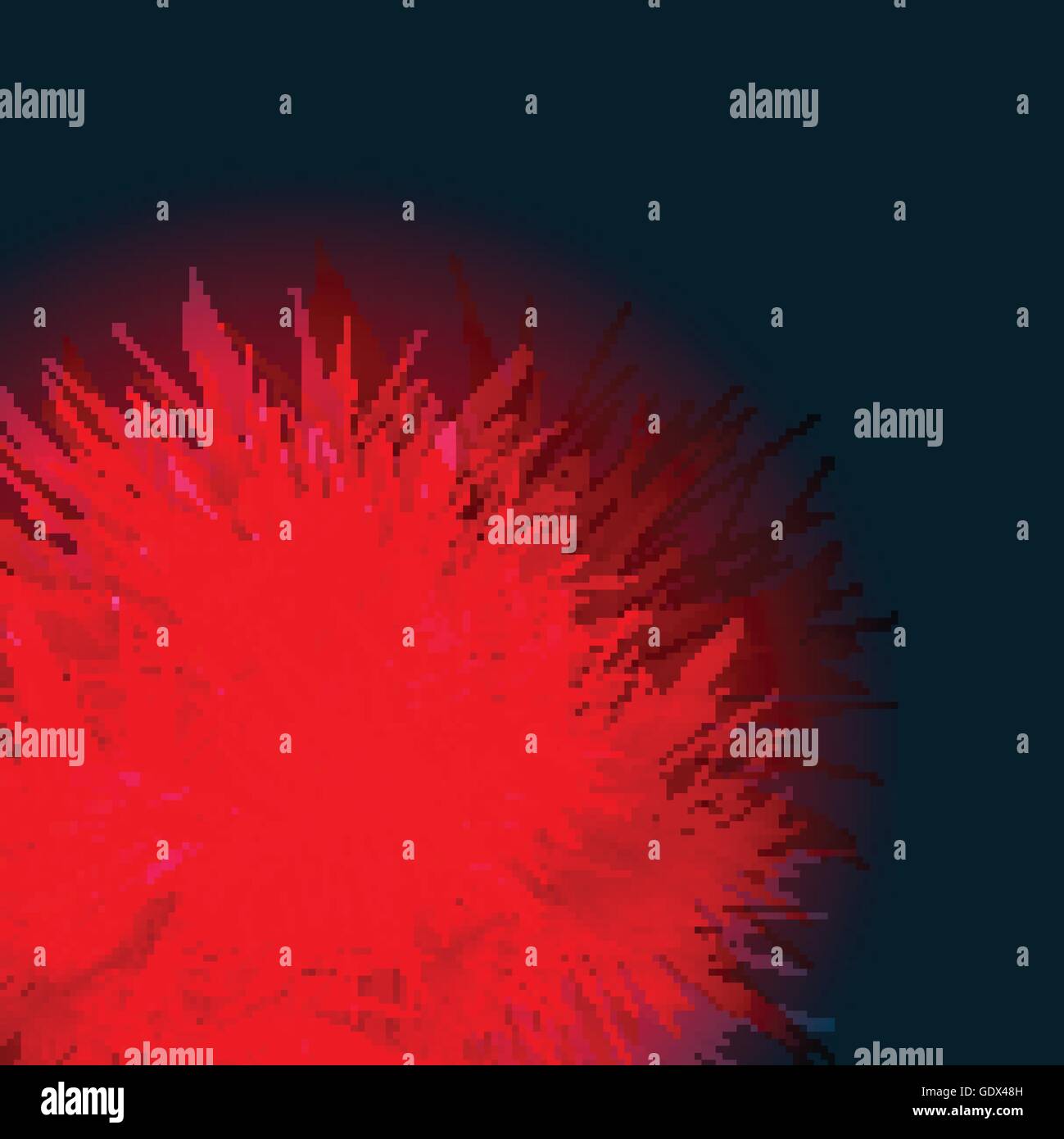 Red explosion background vector for poster Stock Vector Image & Art - Alamy