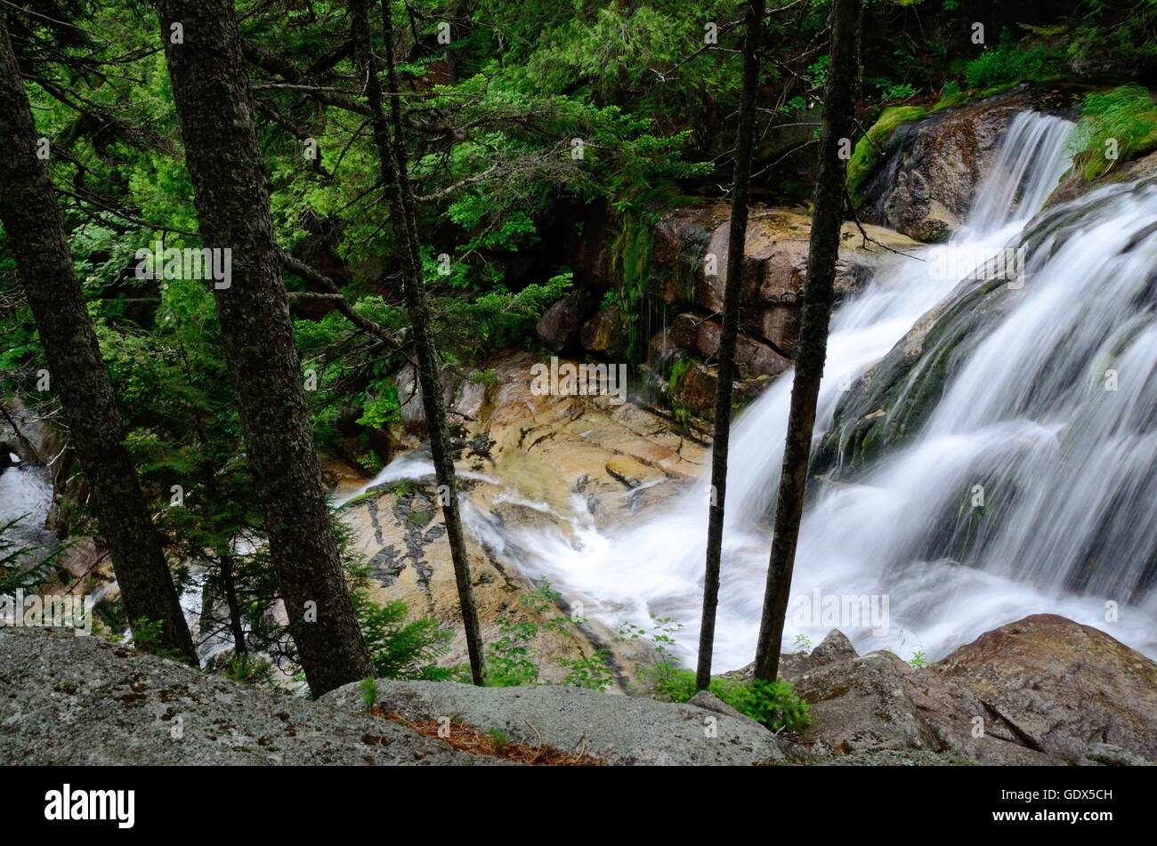 Looking down on waterfall hi-res stock photography and images - Alamy