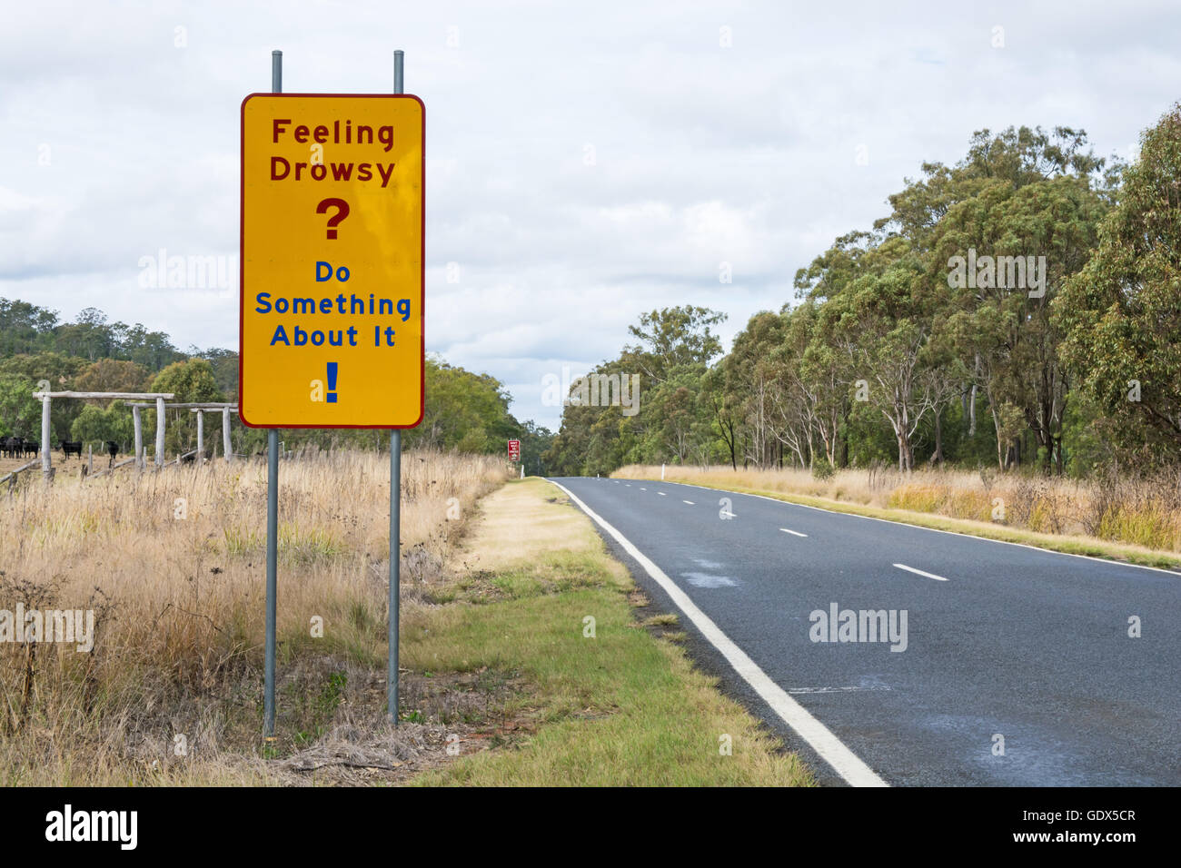 Australian road sign distance hi-res stock photography and images - Alamy