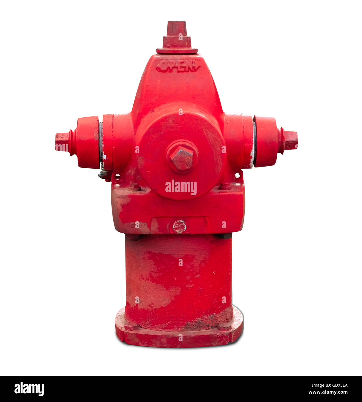 Water pipe hydrant red Cut Out Stock Images & Pictures - Alamy