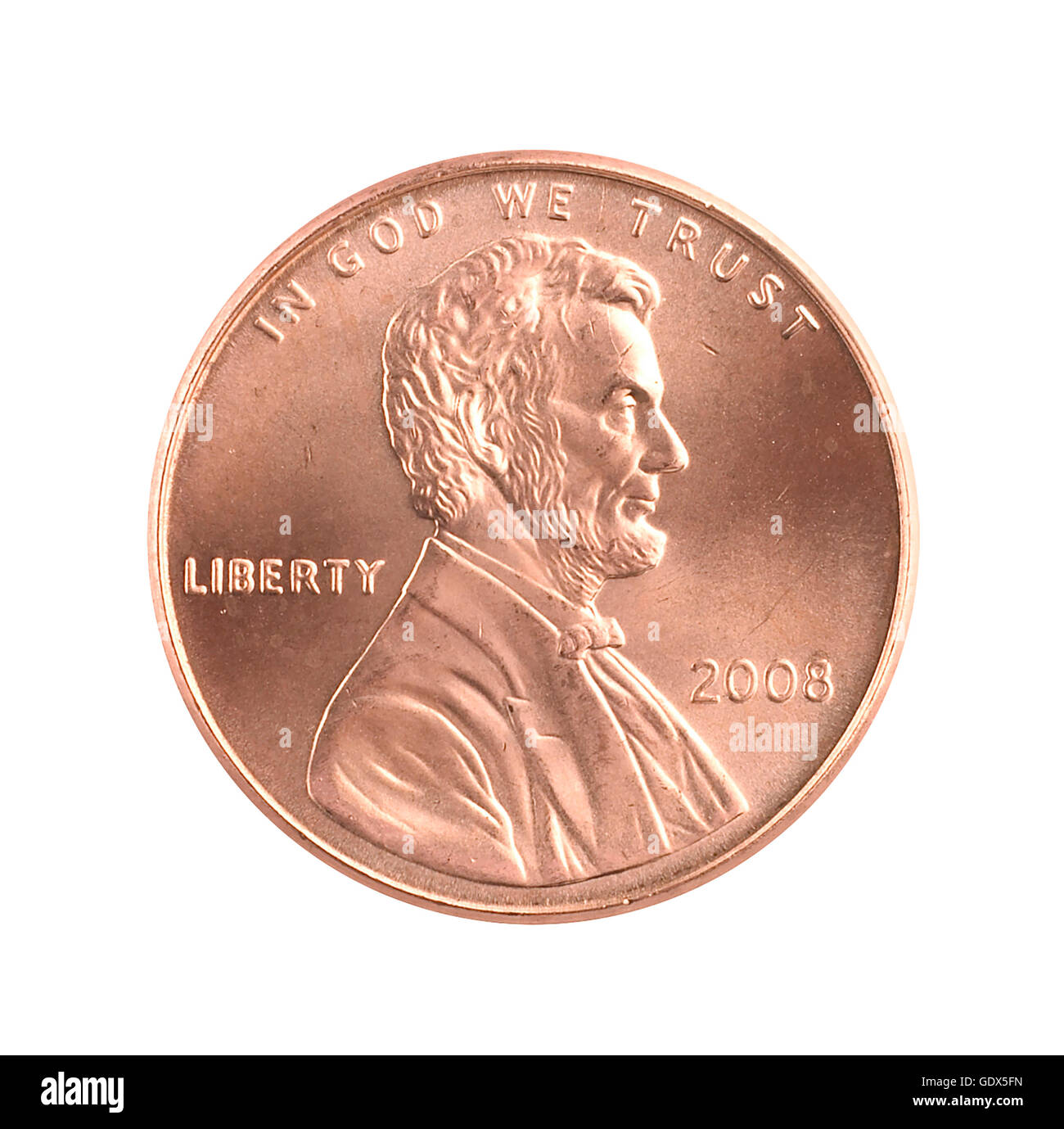 Lincoln penny Cut Out Stock Images & Pictures - Alamy