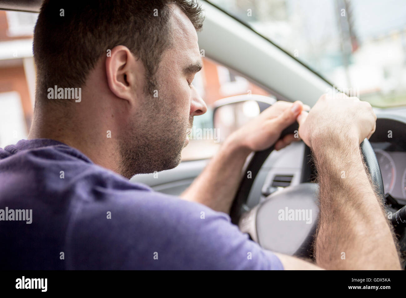 Young owner man with his car Stock Photo - Alamy