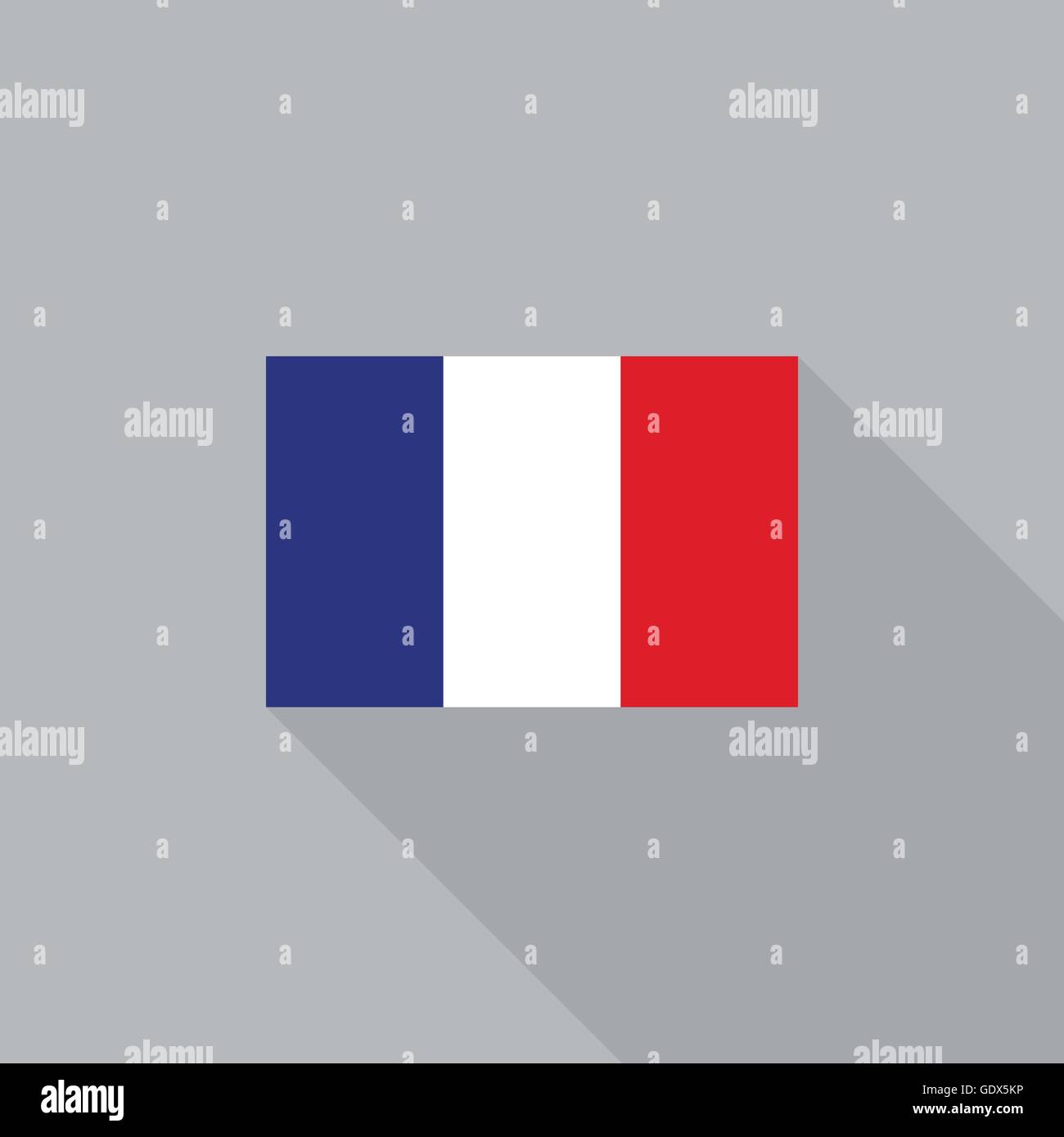France flag flat design vector illustration Stock Vector Image & Art ...