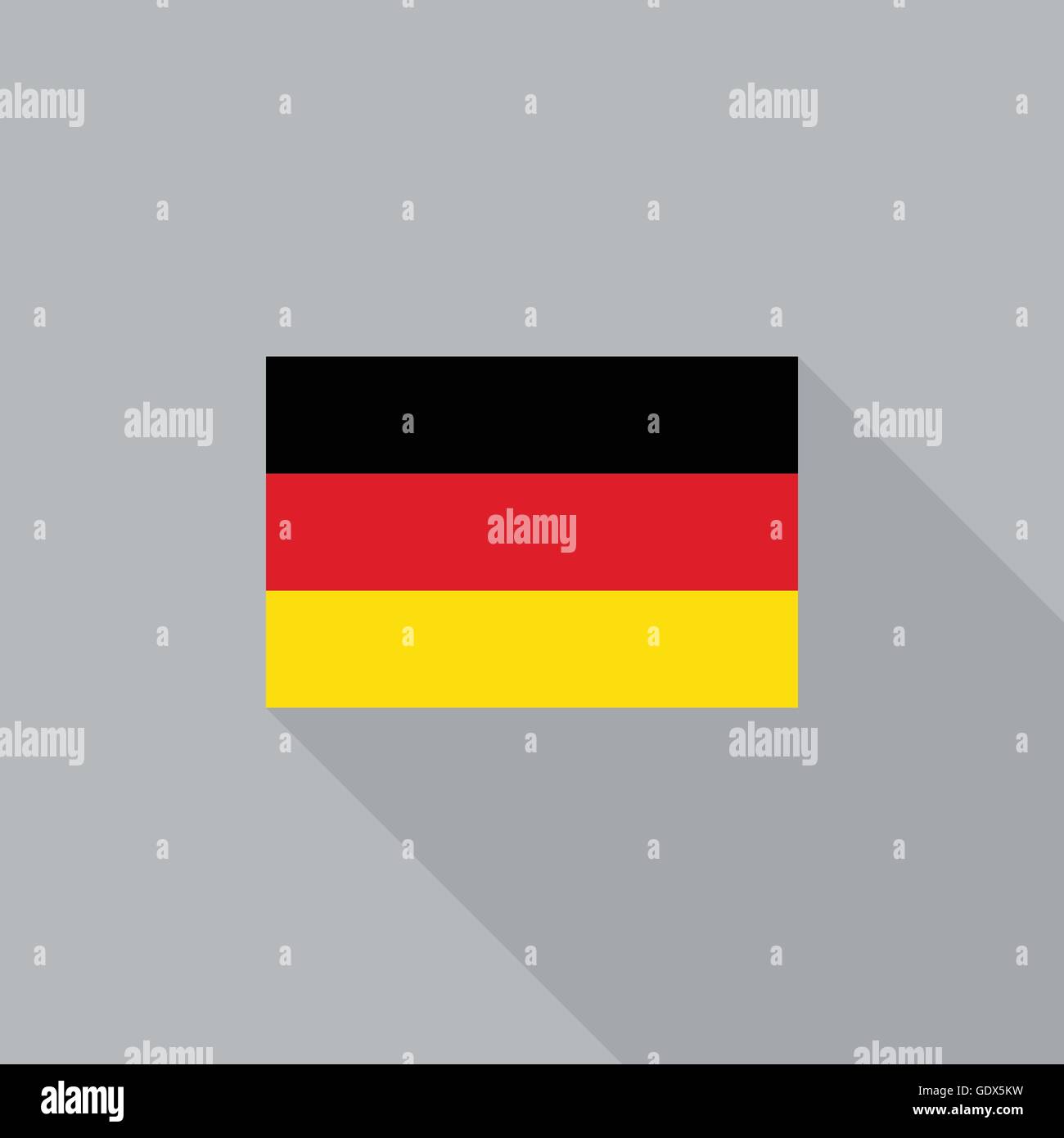 Germany flag flat design vector illustration Stock Vector Image & Art ...