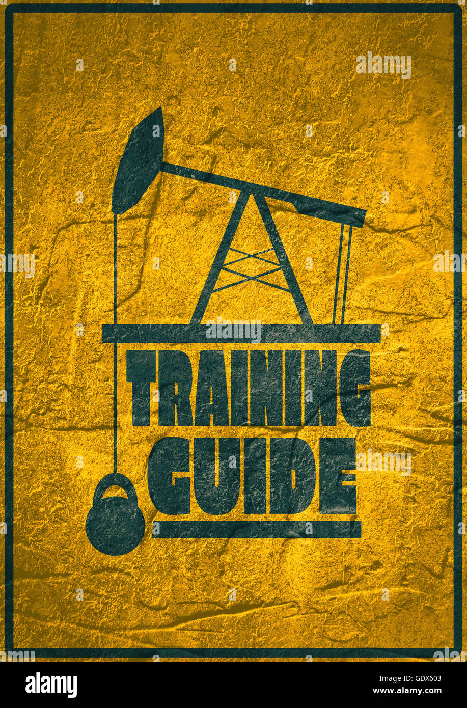 Training guide text. Gym and Fitness relative image Stock Photo - Alamy