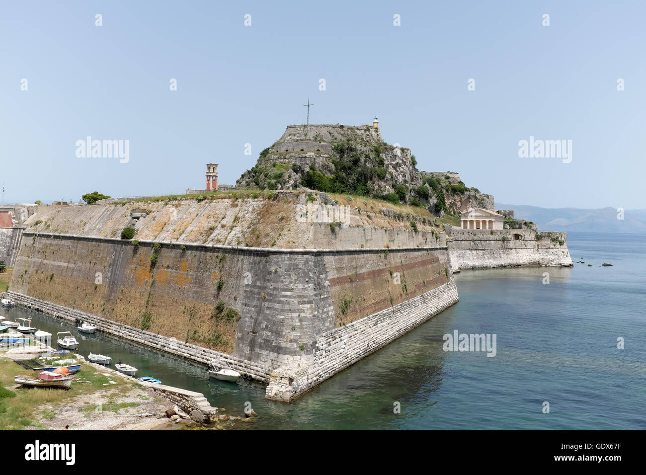 Visit old fortress corfu hi-res stock photography and images - Alamy