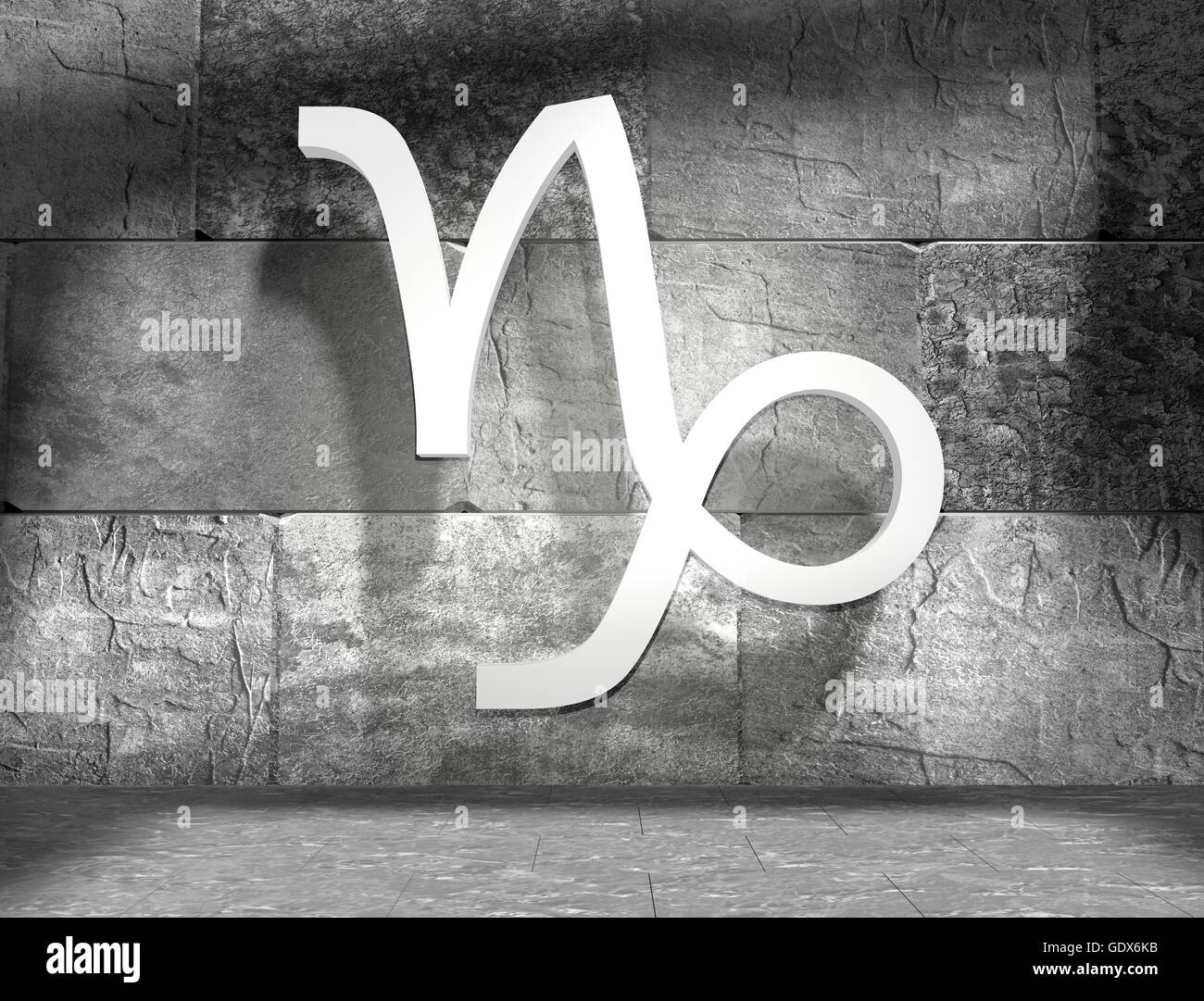 Astrology symbol capricorn Stock Photo - Alamy