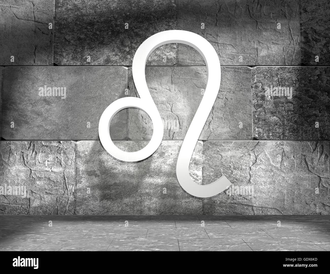 Astrology symbol lion Stock Photo - Alamy