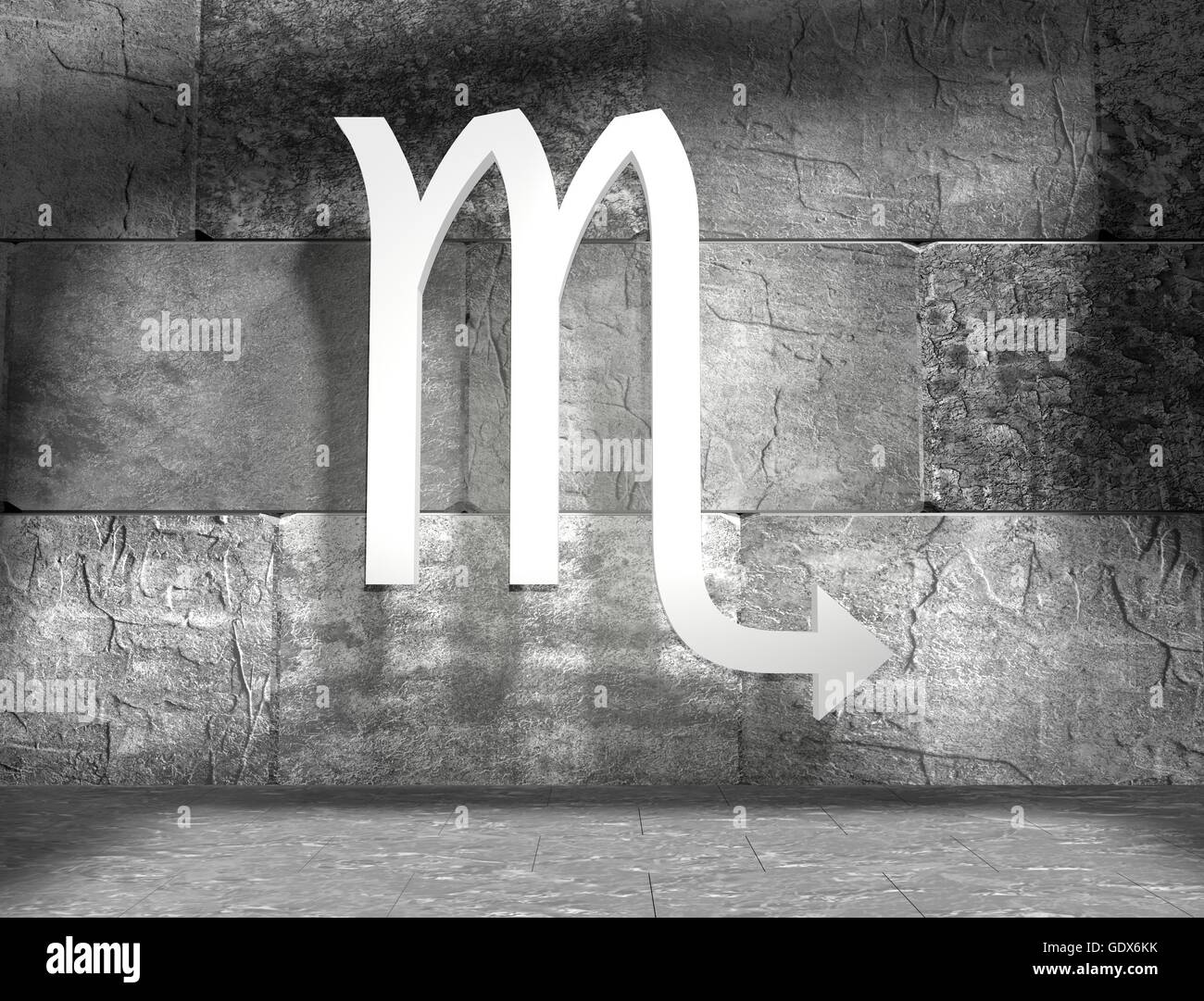 Astrology symbol Scorpio Stock Photo - Alamy