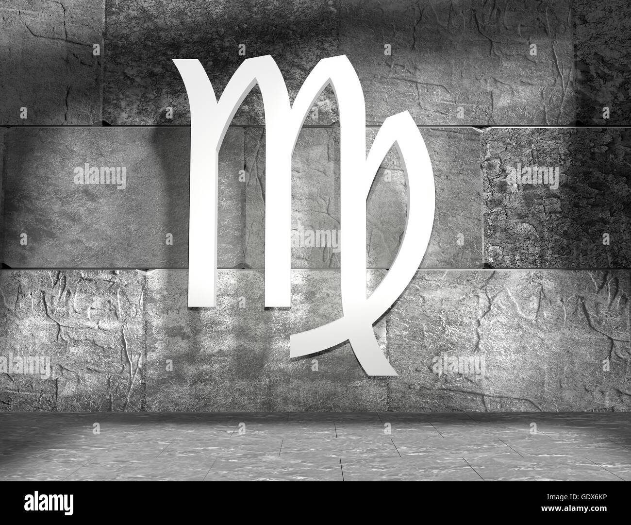 Astrology symbol virgo Stock Photo - Alamy