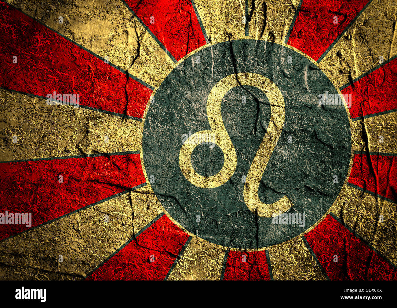 astrology symbol lion Stock Photo - Alamy