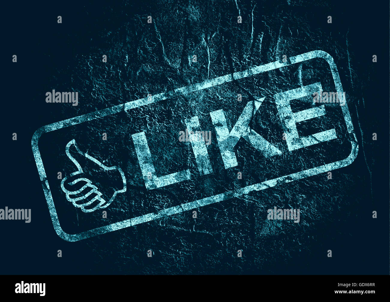 Like stamp text Stock Photo - Alamy