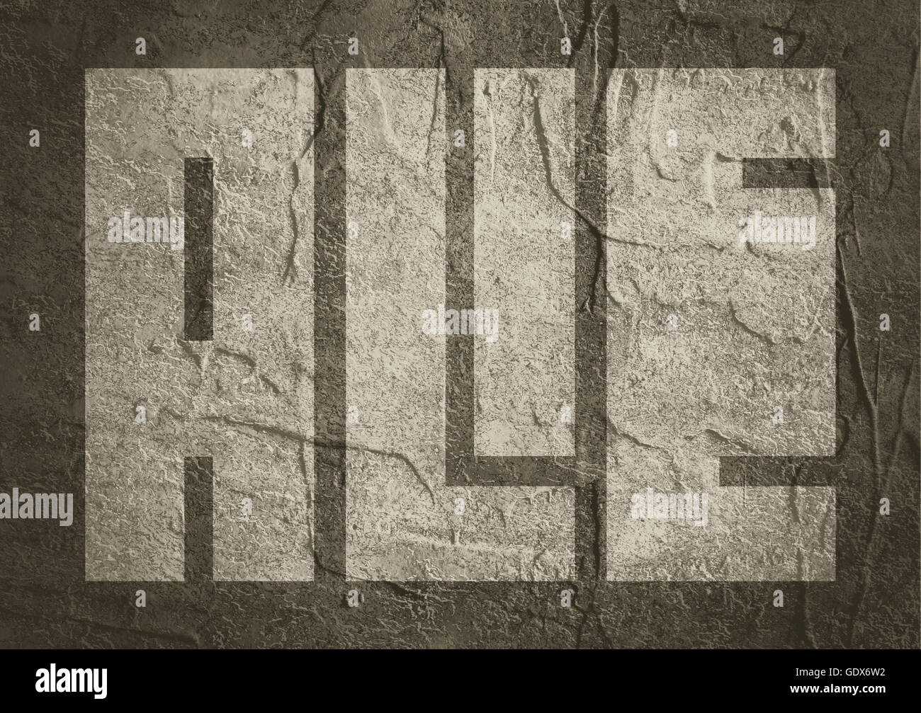 Drink alcohol beverage. Ale word lettering Stock Photo - Alamy