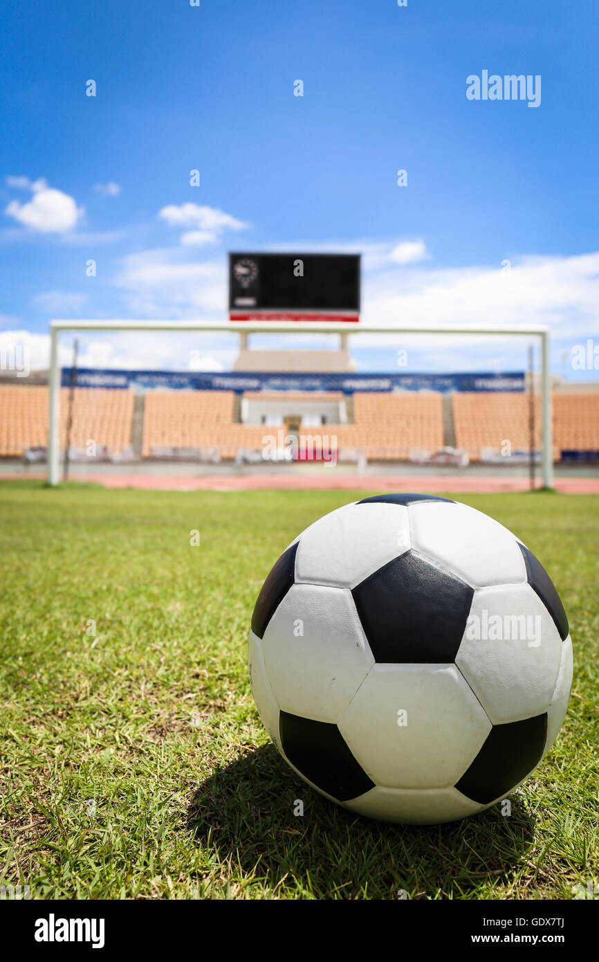 Ball in goal artificial hi-res stock photography and images - Alamy