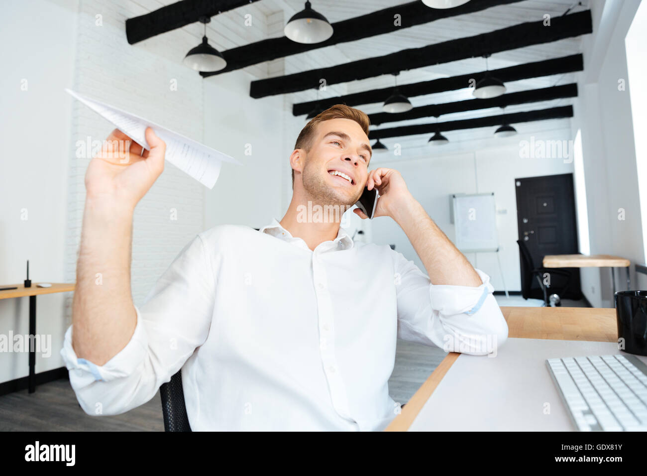 Businessman sick working on laptop hi-res stock photography and images ...