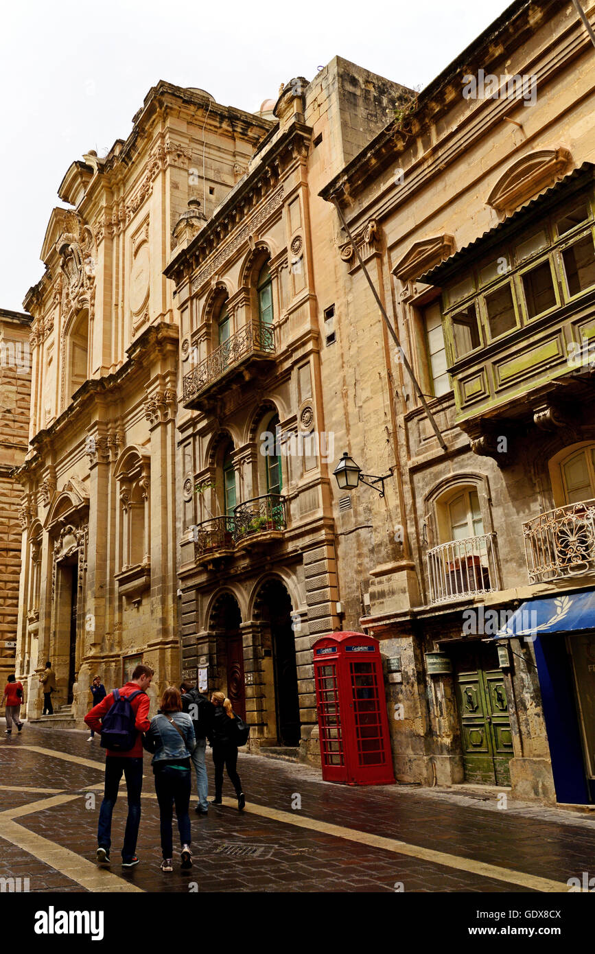 Merchants Street - Valletta, Malta Stock Photo - Alamy