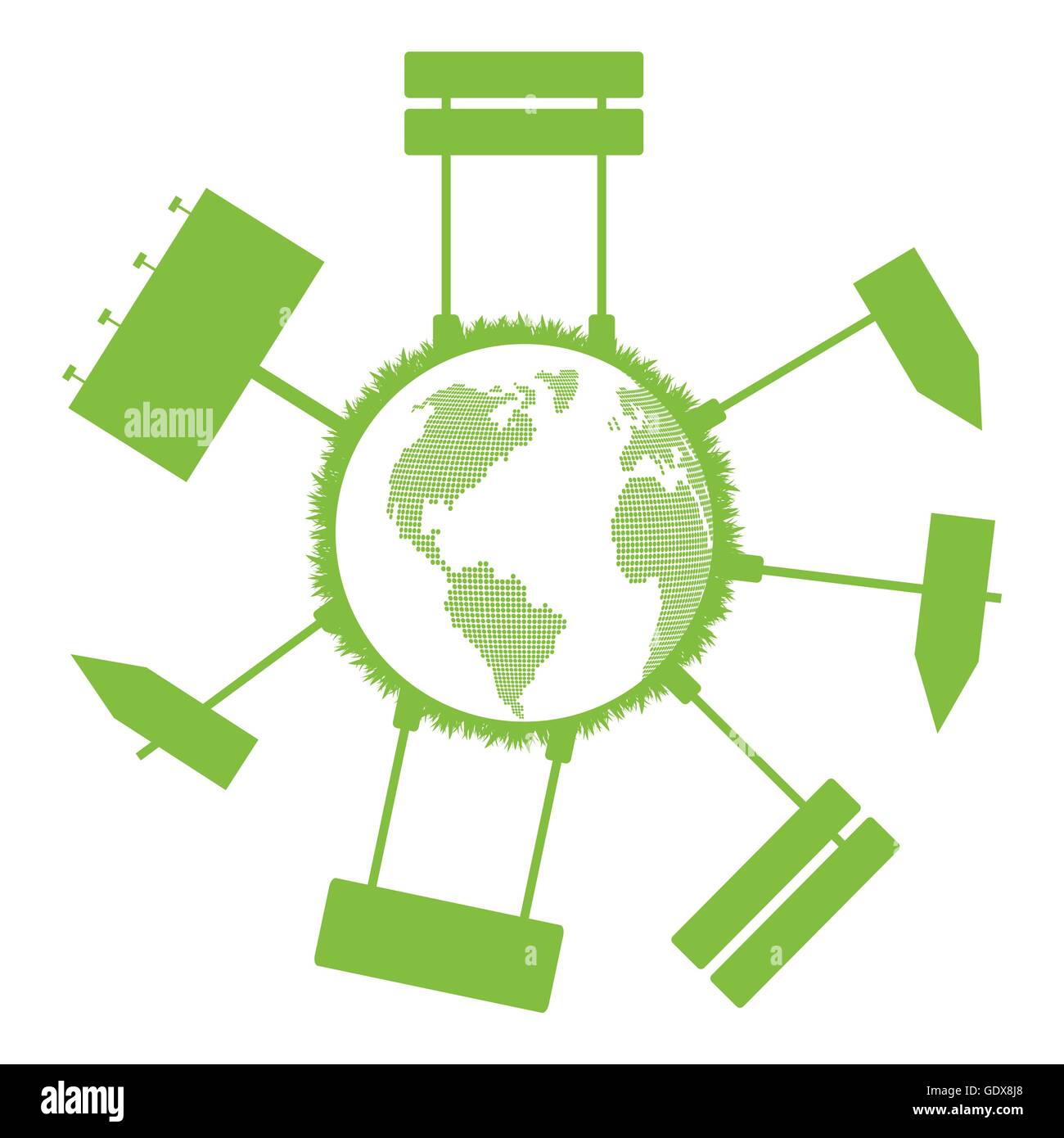 Road signs of the world Stock Vector Images - Alamy