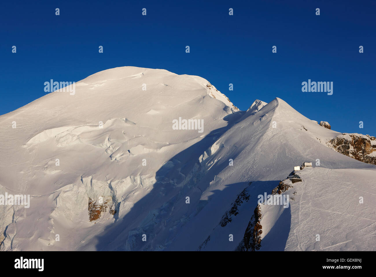 geography / travel, France, Mont-Blanc (4810m )and Vallot refuge at ...