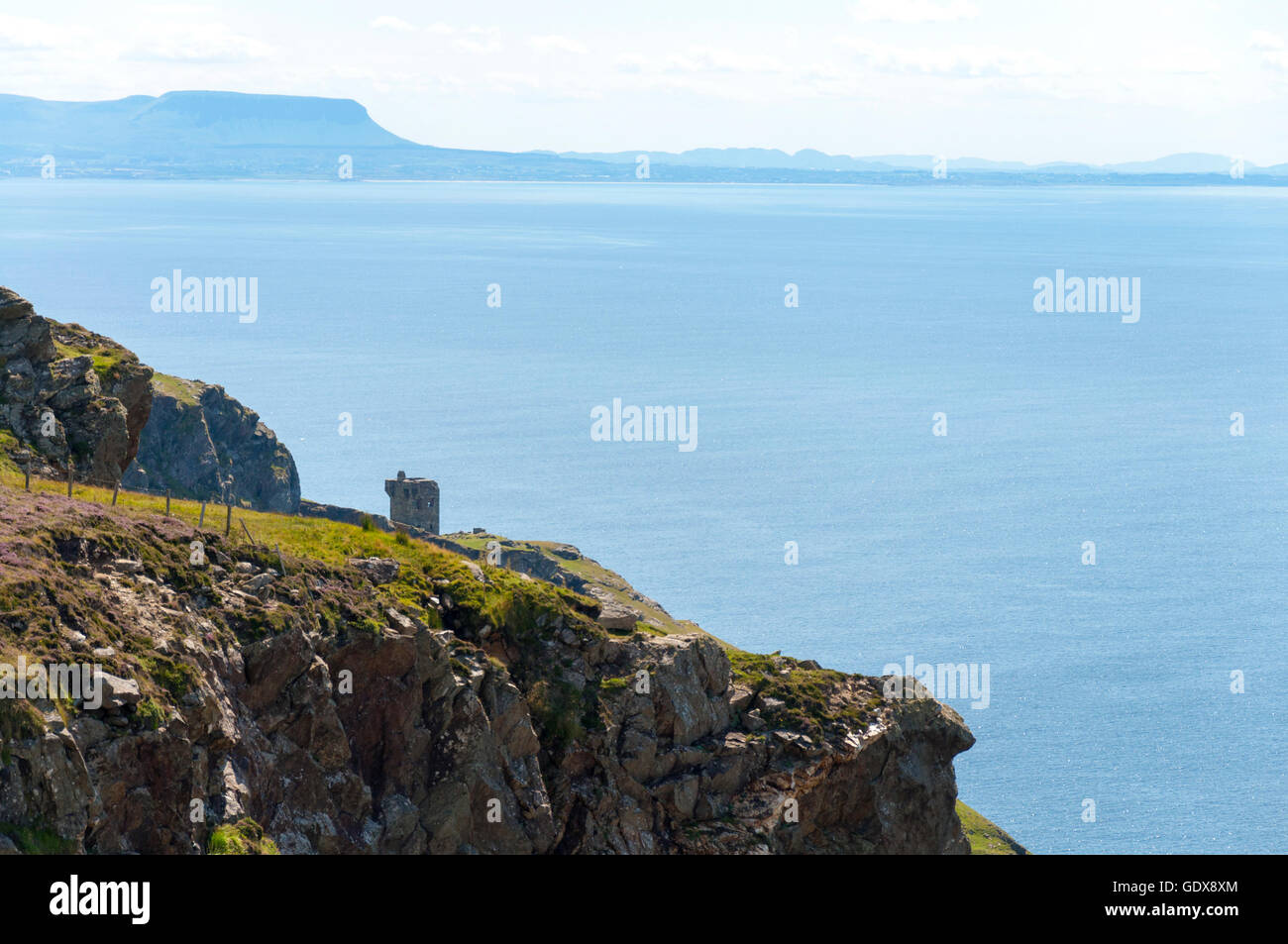 Napoleonic era watchtower or signal tower at Carrigan Head, Teelin ...