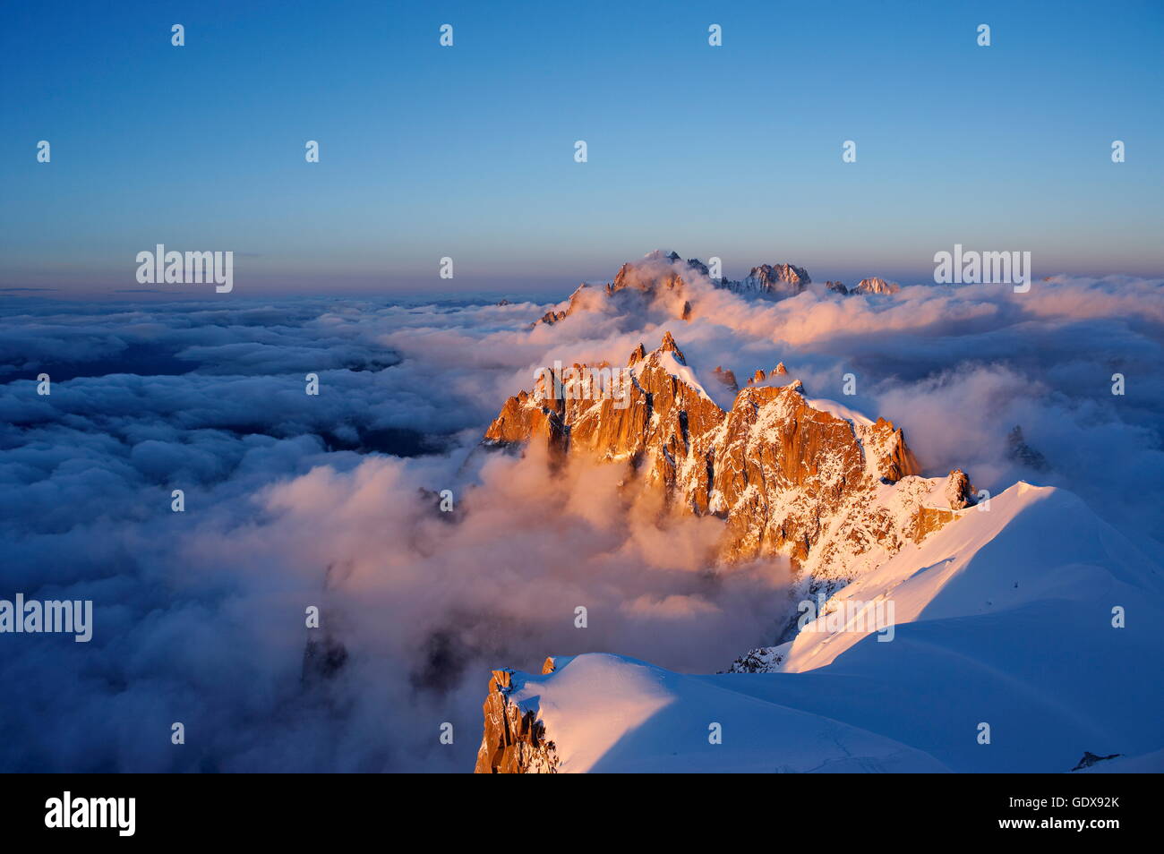 geography / travel, France, Aiguille Verte (4122m) and aiguille du Plan ...