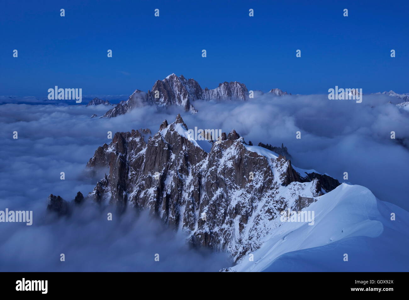 geography / travel, France, Aiguille Verte (4122m) and aiguille du Plan ...