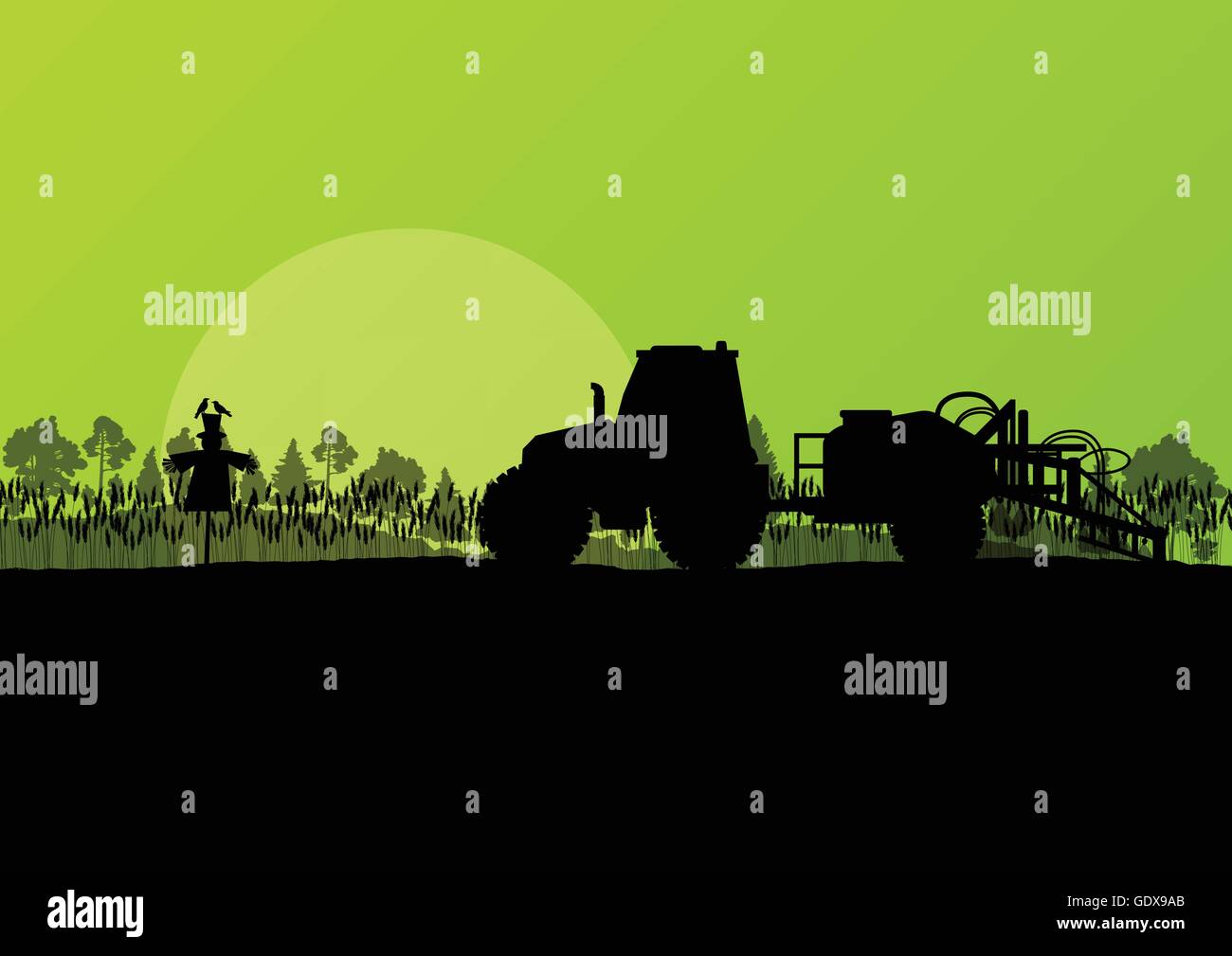 Agricultural culture agriculture farming Stock Vector Images - Alamy