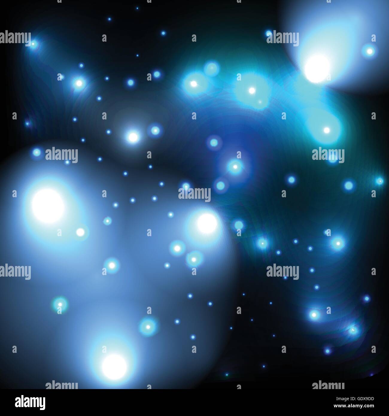 Stars cosmic sky abstract vector background concept illustration Stock ...