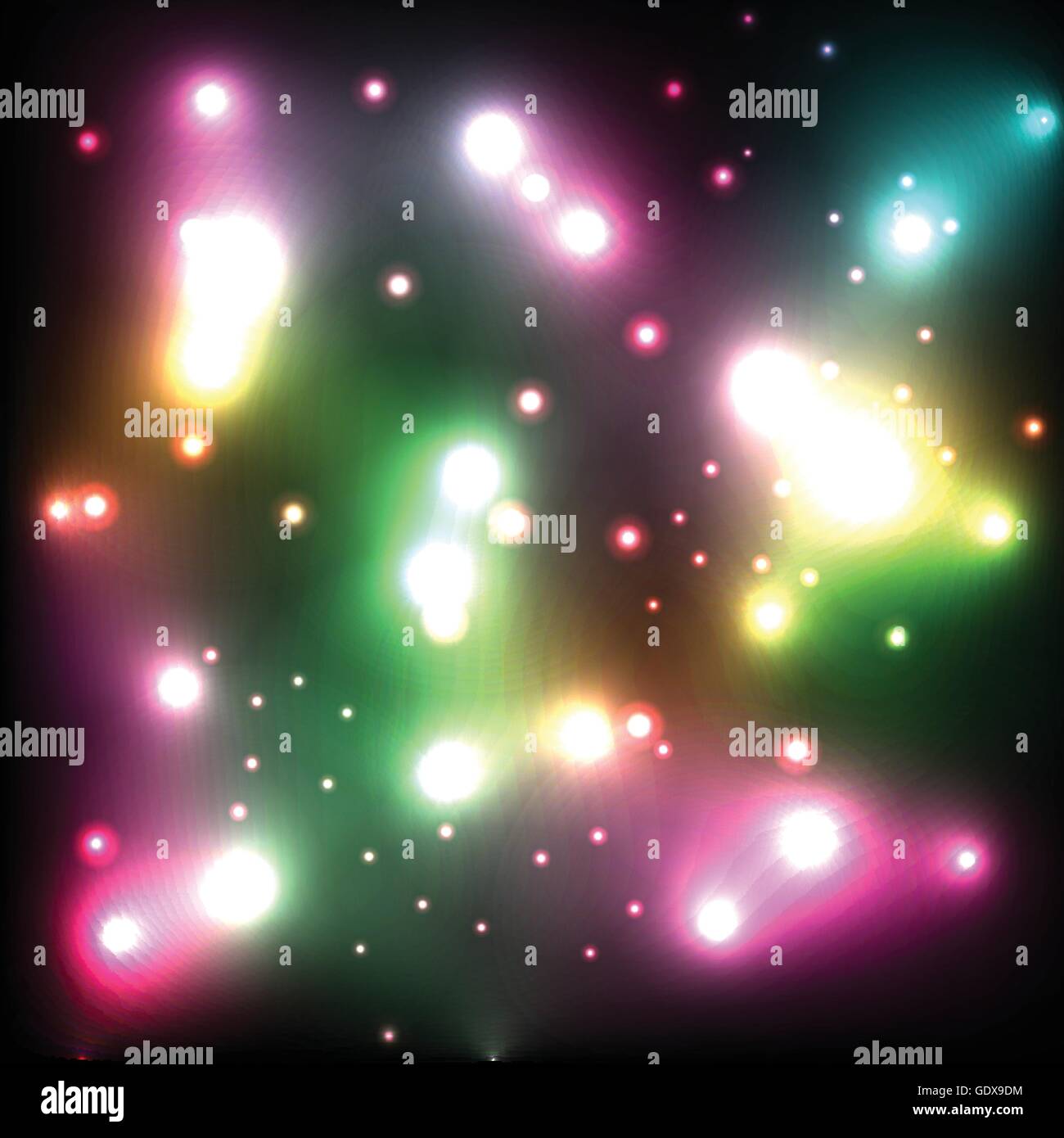 Stars cosmic sky abstract vector background concept illustration Stock ...