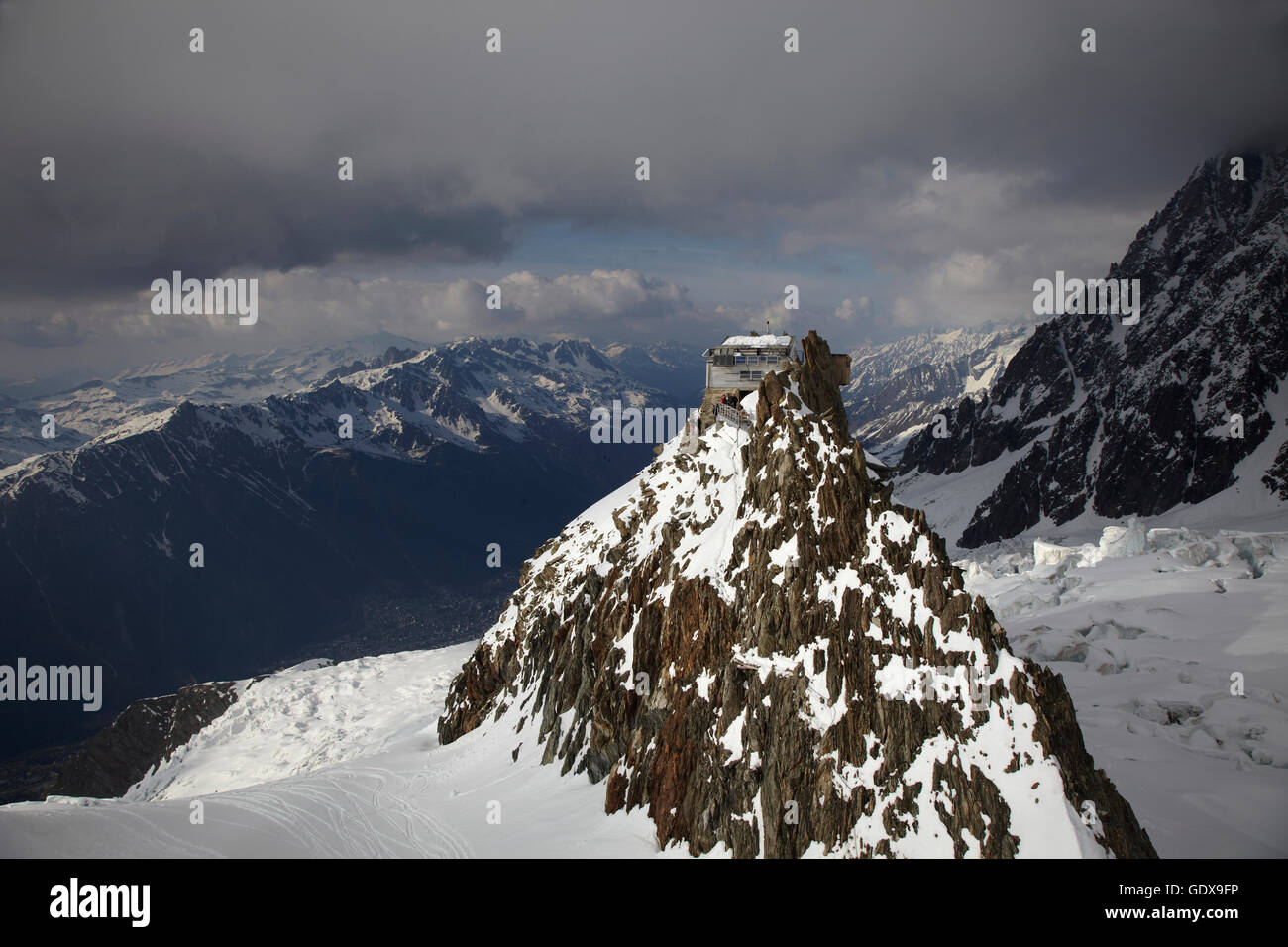 geography / travel, France, The Grands Mulets refuge (3051m) in summer ...