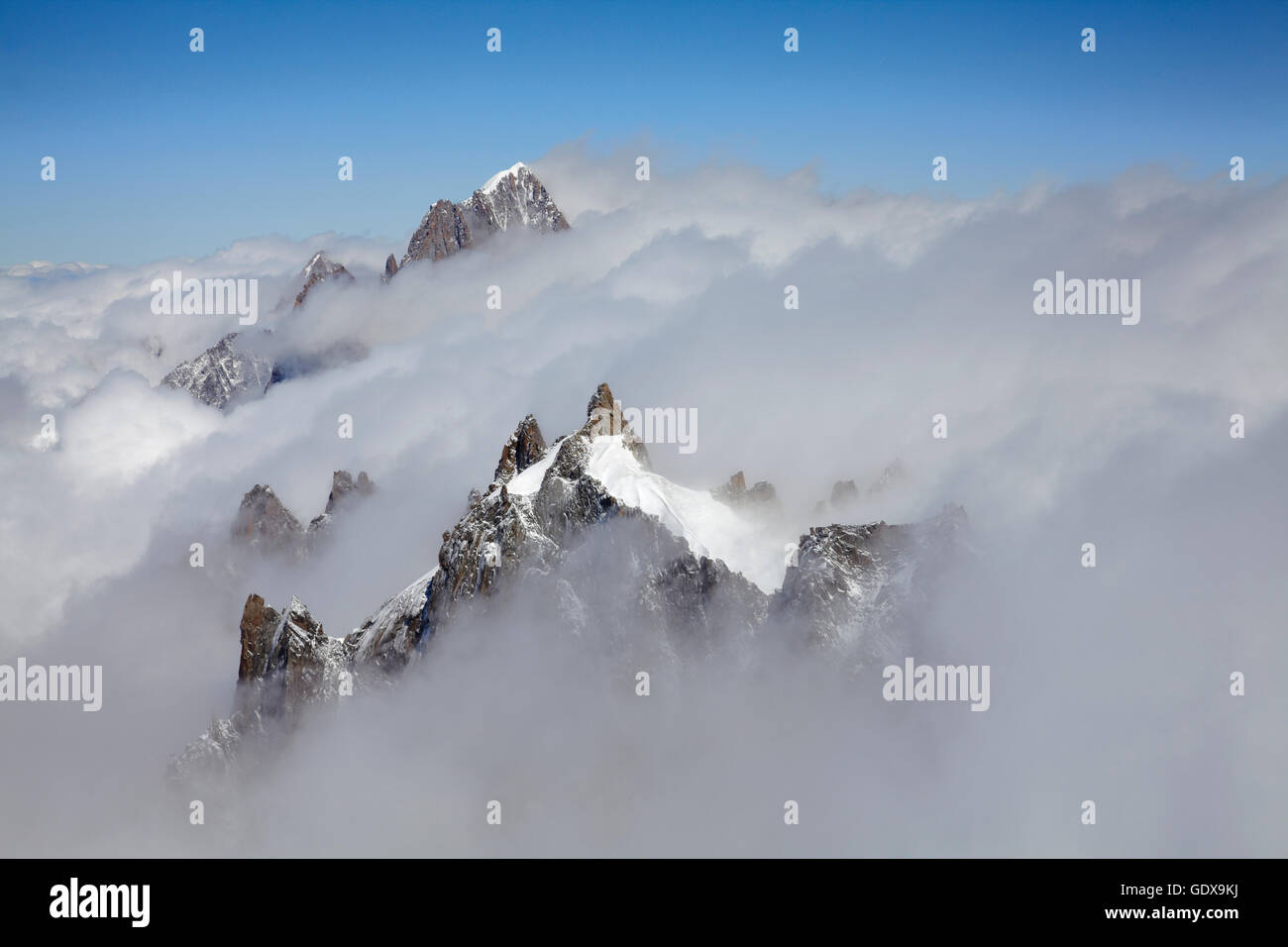 geography / travel, France, Aiguille Verte (4122m) and aiguille du Plan ...