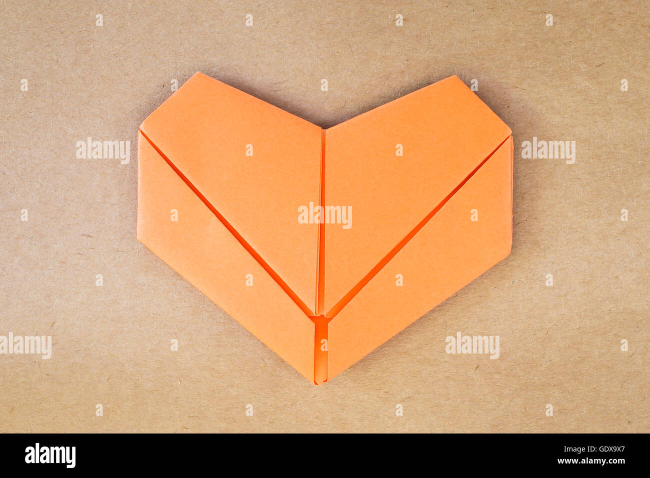 Orange heart hi-res stock photography and images - Alamy