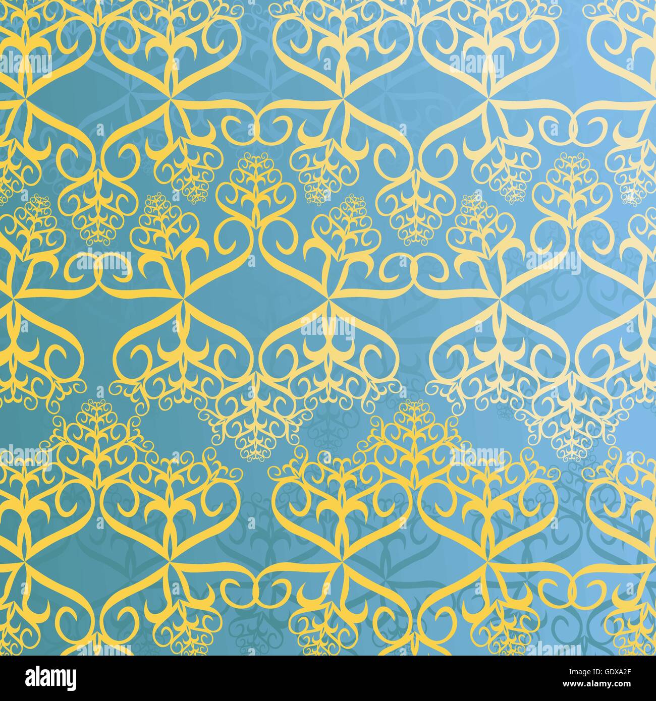 Vintage vector background with blue elements for poster Stock Vector ...