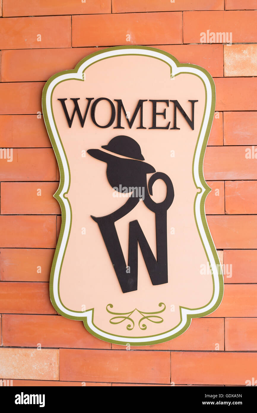 Toilet sign design hi-res stock photography and images - Alamy