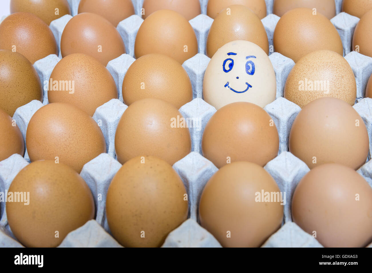 eggs is smile healthy Stock Photo - Alamy