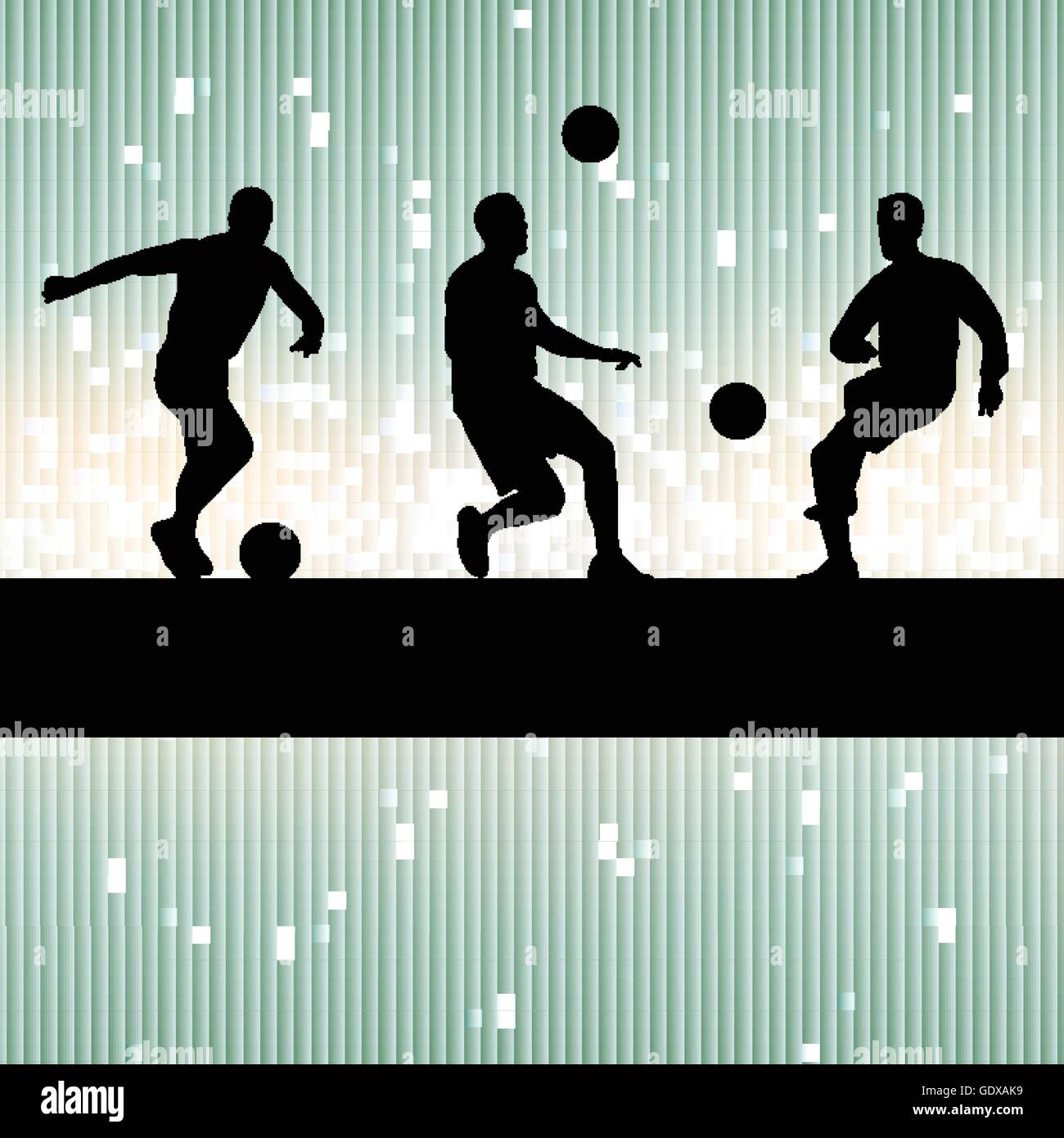 Soccer player vector background concept for poster Stock Vector Image ...