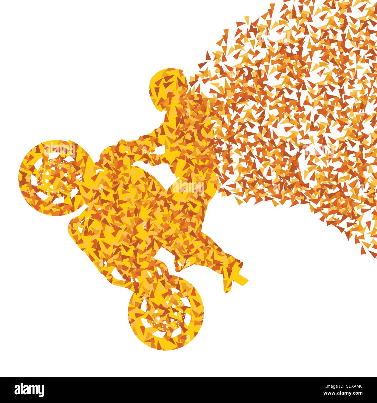 Stunt motorcycle Stock Vector Images - Alamy