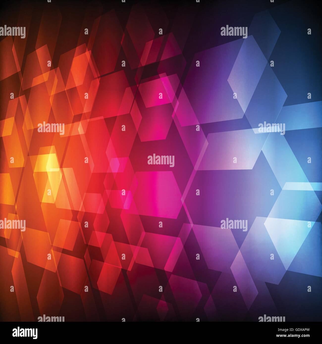 Neon abstract design on dark background vector for poster Stock Vector ...