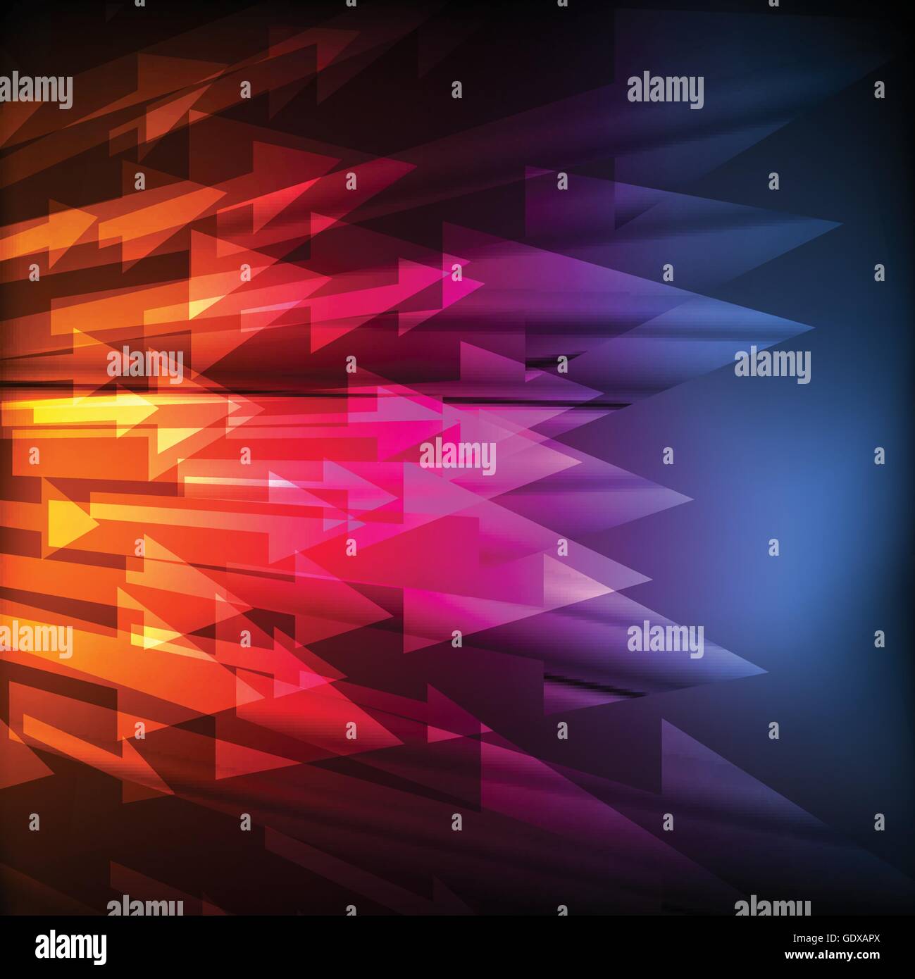 Neon abstract design on dark background vector for poster Stock Vector ...