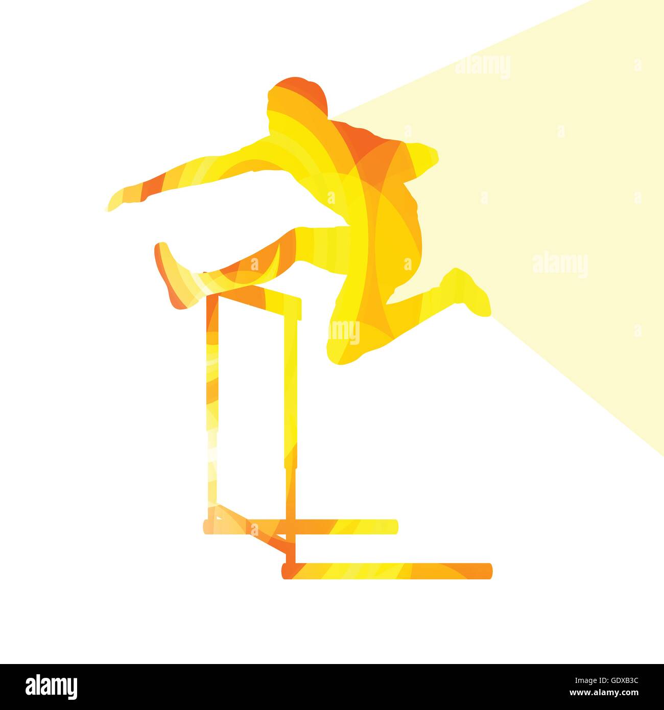 Hurdler Stock Vector Images - Alamy